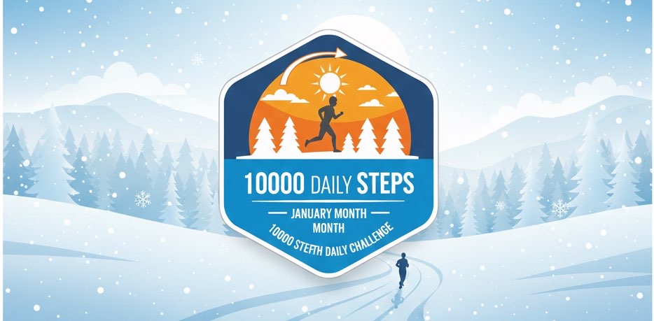 January Daily Step Goal Challenge from SJK Families