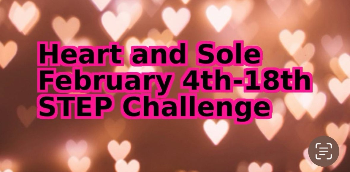 Feb ️ and Sole STEP Challenge from 10,000 steps/day for Weight Loss
