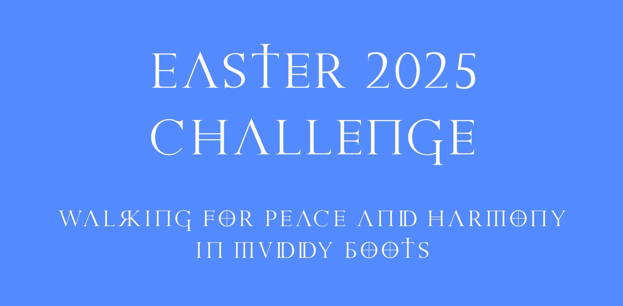 Easter Challenge from Muddy Boots