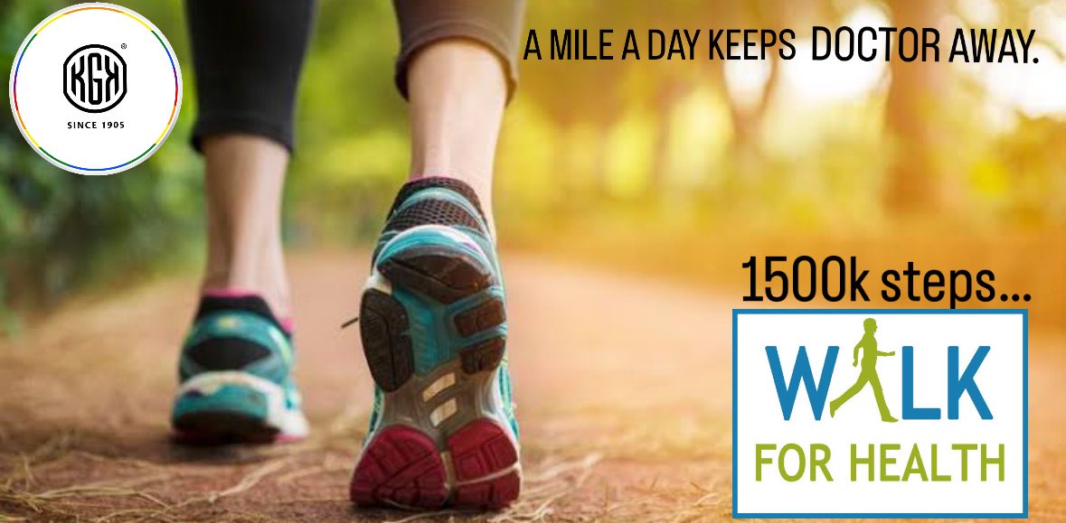 WALK FOR HEALTH (1500k Steps) - Bandra East, Mumbai Walking Club