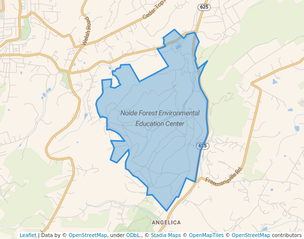 Nolde Forest Environmental Education Center in Mohnton | Map and Routes