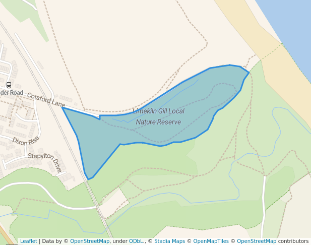 Limekiln Gill Local Nature Reserve in Horden | Map and Routes