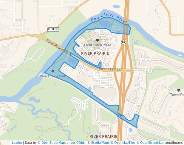 River Prairie Park in Altoona | Map and Routes
