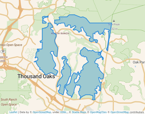 North Ranch Open Space in Westlake Village | Map and Routes