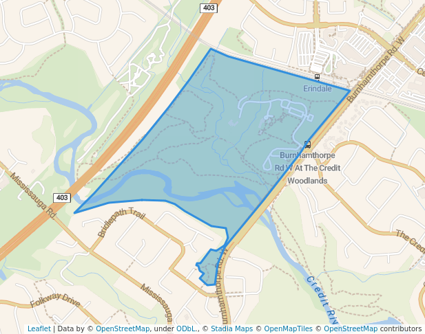 Riverwood in Mississauga | Map and Routes