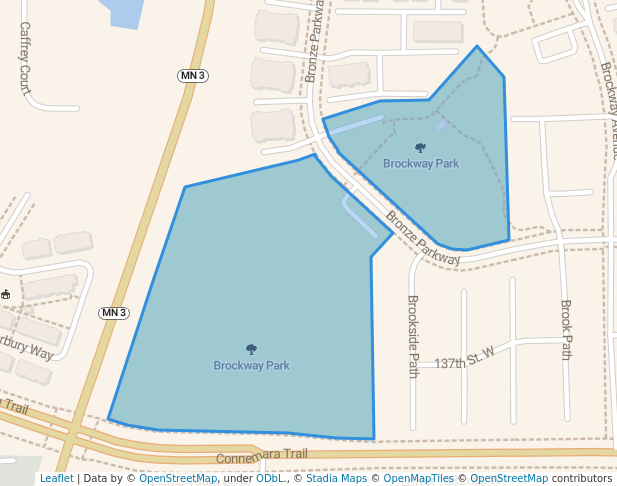 Brockway Park in Rosemount | Map and Routes