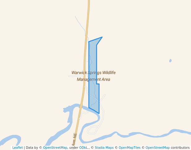 Warwick Springs Wildlife Management Area in Warwick | Map and Routes