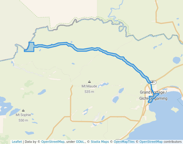 Grand Portage National Monument in Grand Portage | Map and Routes