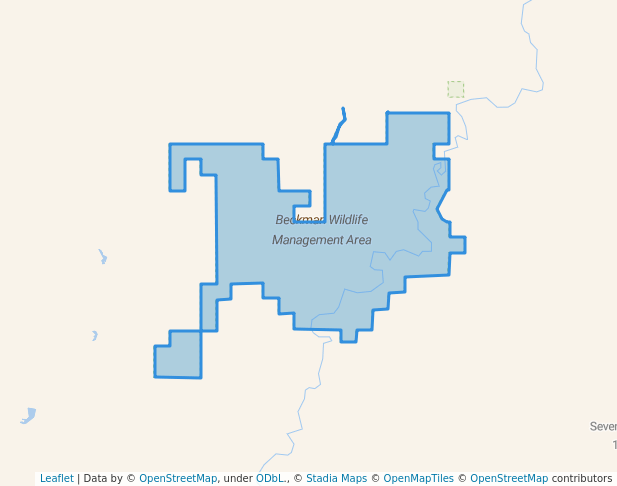 Beckman Wildlife Management Area in Denton | Map and Routes