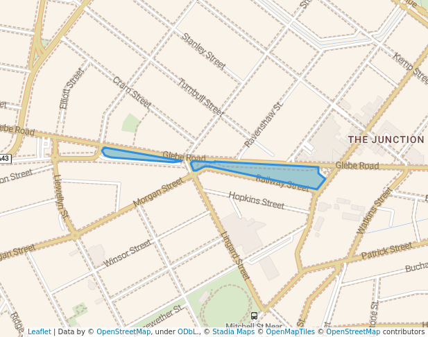 Rowlands Park in Merewether | Map and Routes