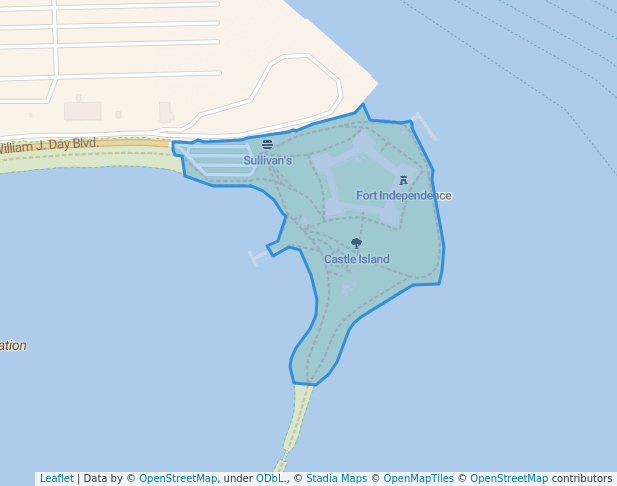 Castle Island in Boston | Map and Routes