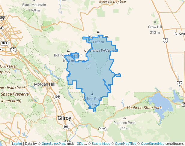 Henry Coe State Park in Morgan Hill | Map and Routes