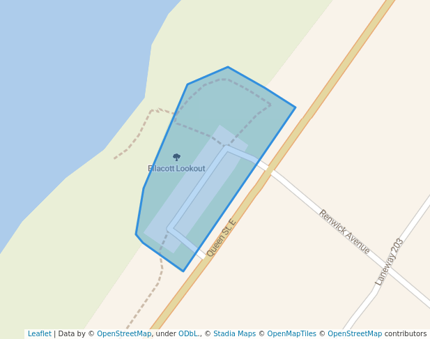Ellacott Lookout in Cambridge | Map and Routes