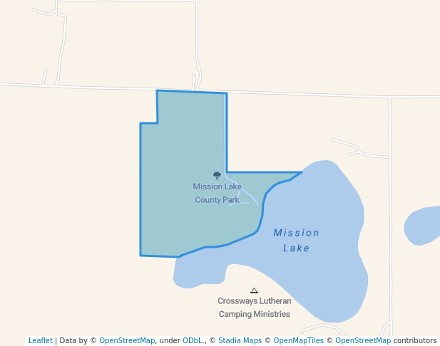 Mission Lake County Park in Hatley | Map and Routes