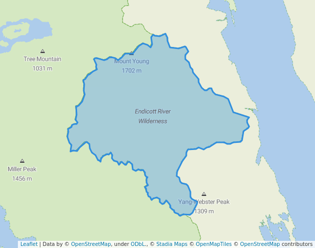 Endicott River Wilderness in Haines | Map and Routes