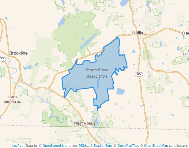 Beaver Brook Association in Hollis | Map and Routes