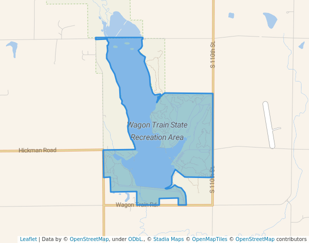 Wagon Train State Recreation Area in Holland | Map and Routes