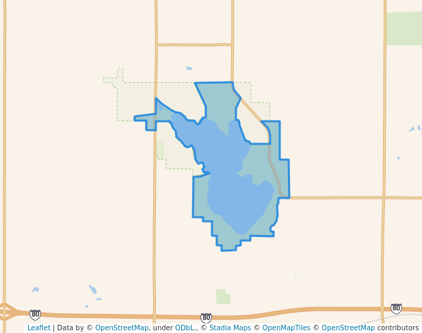 Pawnee Lake State Recreation Area in Lincoln | Map and Routes