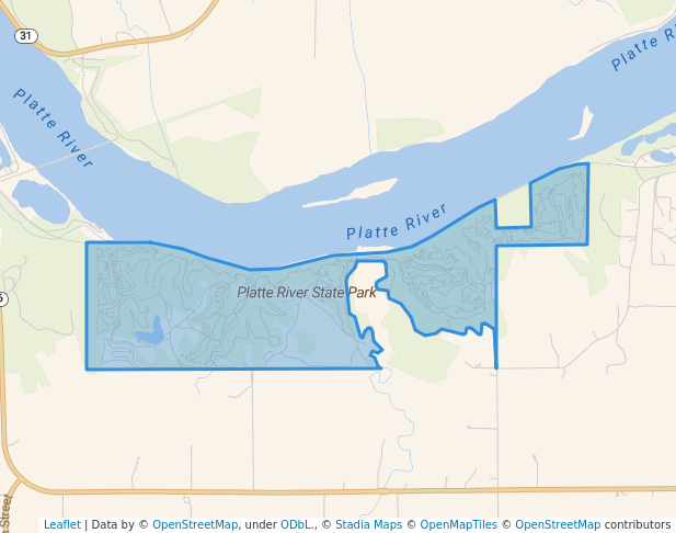 Platte River State Park in Louisville | Map and Routes