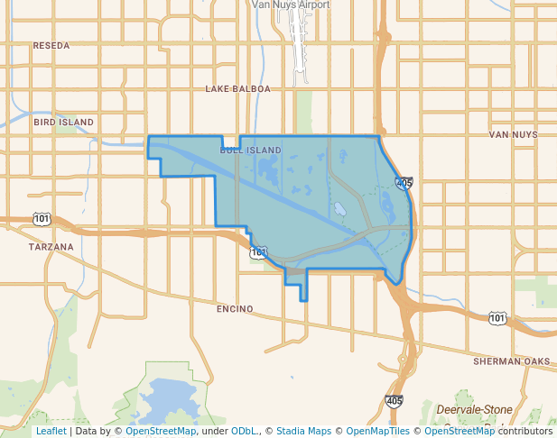 Sepulveda Basin Recreation Area in Los Angeles | Map and Routes
