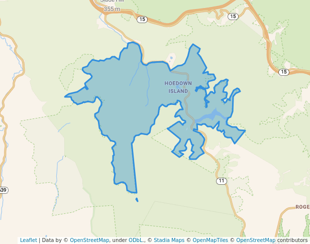 Natural Bridge State Resort Park in Slade | Map and Routes