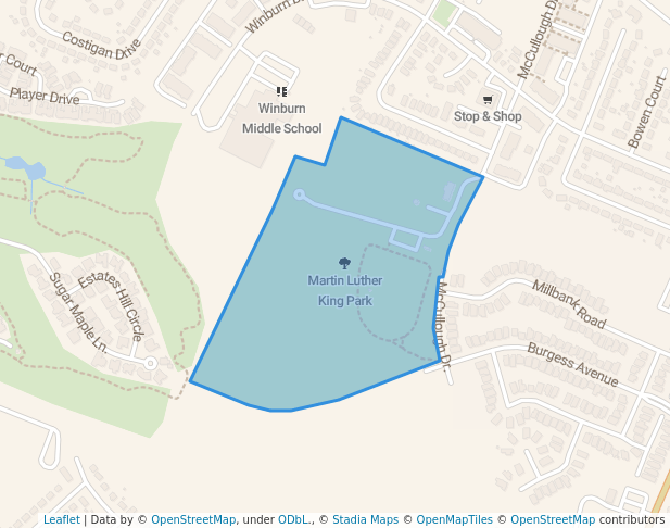 Martin Luther King Park in Lexington | Map and Routes