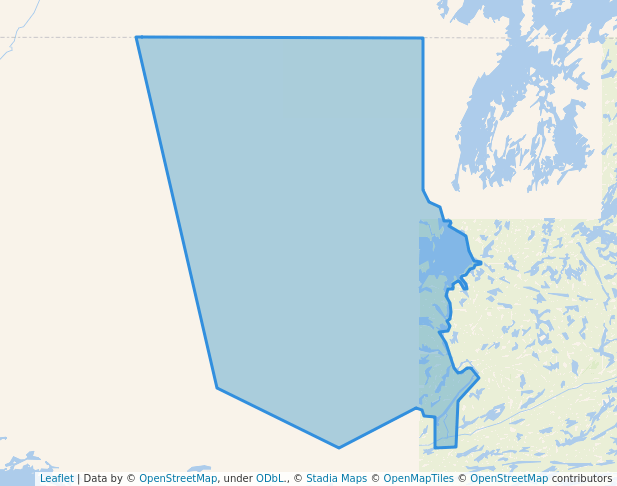 Chappuis-Fontaine Lakes Special Management Area in Wollaston Lake | Map ...