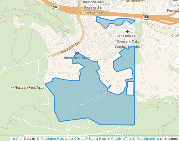 Los Padres Open Space in Thousand Oaks | Map and Routes