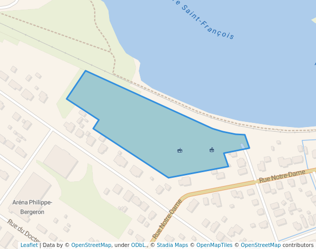 Parc Dorilas Gagnon in Sherbrooke | Map and Routes