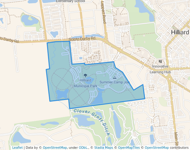 Hilliard Municipal Park in Hilliard | Map and Routes