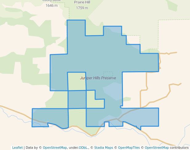 Juniper Hills Preserve in Prineville | Map and Routes