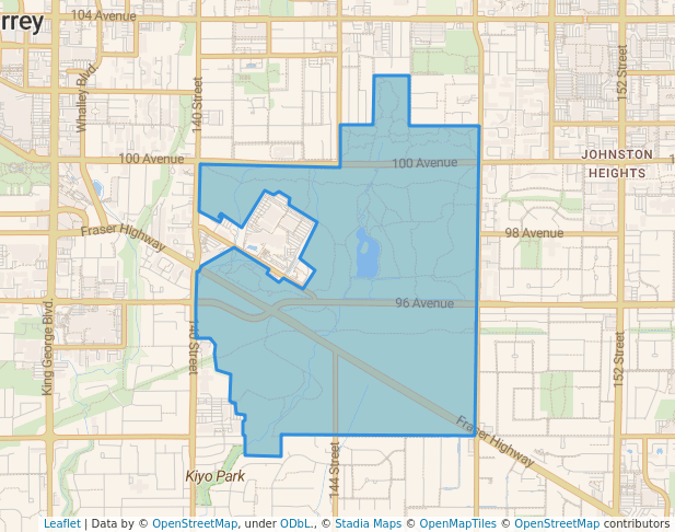 Green Timbers Urban Forest in Surrey | Map and Routes