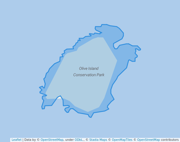 Olive Island Conservation Park in Streaky Bay | Map and Routes