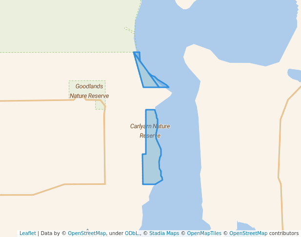 Carlyarn Nature Reserve in Goodlands | Map and Routes