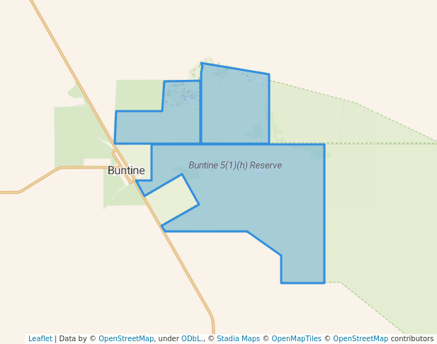 Buntine 5(1)(h) Reserve in Buntine | Map and Routes