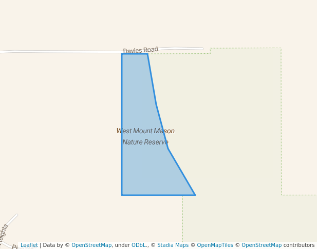 West Mount Mason Nature Reserve in Kalgan | Map and Routes