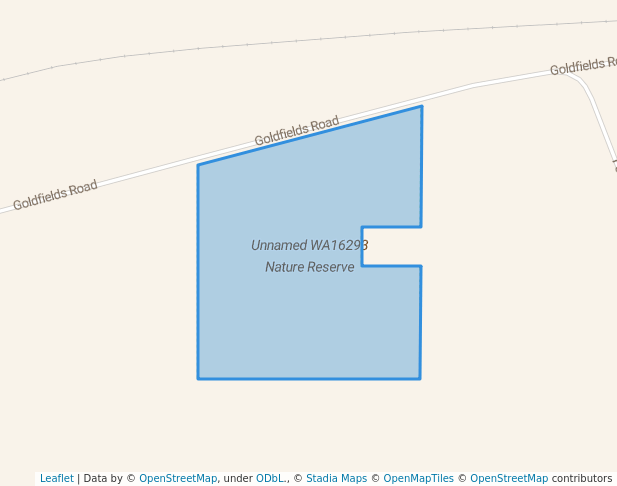 Unnamed WA16293 Nature Reserve in Hines Hill | Map and Routes