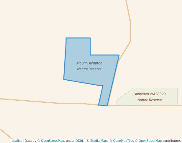 Mount Hampton Nature Reserve in Mount Hampton | Map and Routes