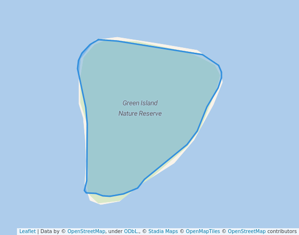 Green Island Nature Reserve in Emu Point | Map and Routes
