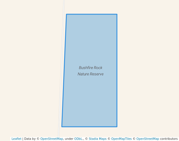 Bushfire Rock Nature Reserve in Hyden | Map and Routes