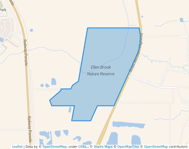 Ellen Brook Nature Reserve in Upper Swan | Map and Routes