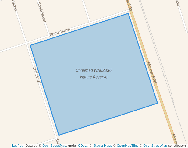 Unnamed WA02336 Nature Reserve in Muchea | Map and Routes