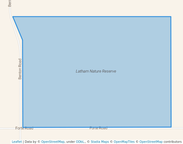 Latham Nature Reserve in Latham | Map and Routes