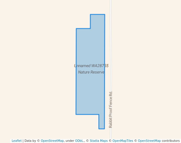 Unnamed WA28755 Nature Reserve in Bunjil | Map and Routes