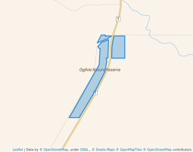 Ogilvie Nature Reserve in Ogilvie | Map and Routes