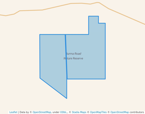 Burma Road Nature Reserve in Burma Road | Map and Routes