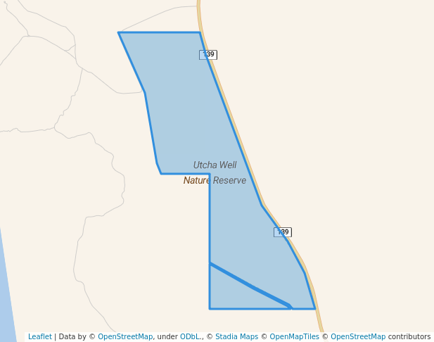 Utcha Well Nature Reserve in Yallabatharra | Map and Routes