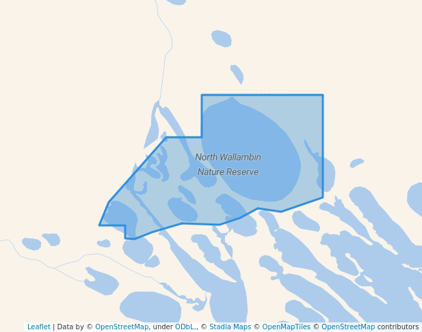 North Wallambin Nature Reserve in Gabbin | Map and Routes