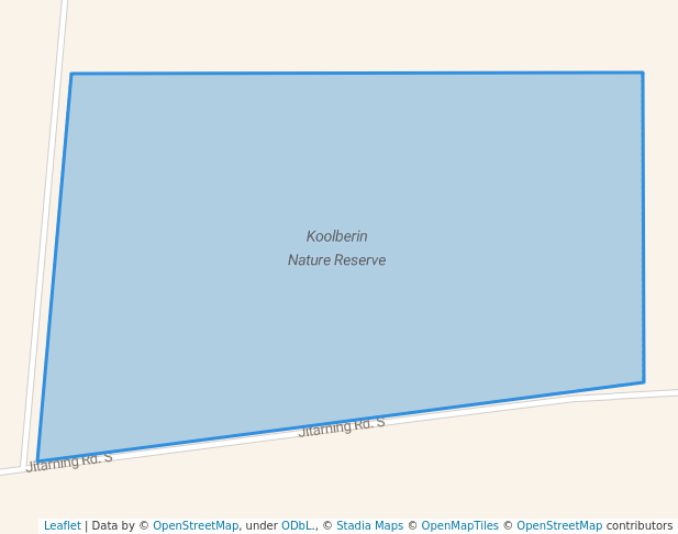 Koolberin Nature Reserve in Jitarning | Map and Routes
