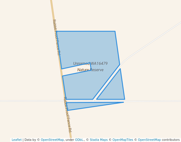 Unnamed WA16479 Nature Reserve in Jitarning | Map and Routes